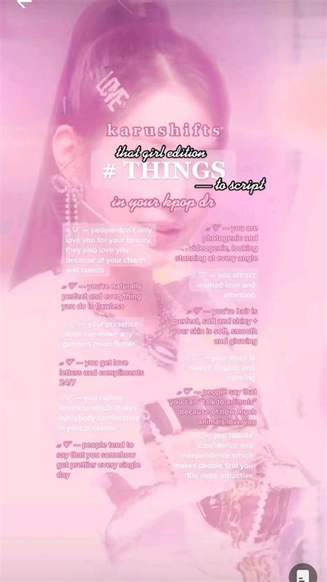 That Girl Things To Script In 2024 Scripting Ideas Girls In Love Script