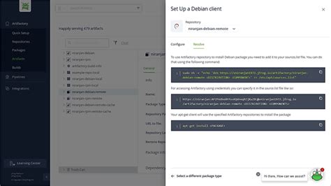Setup Of Rpm And Debian Repositories With Jfrog Artifactory