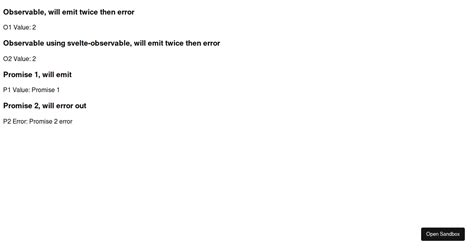 svelte playground forked codesandbox