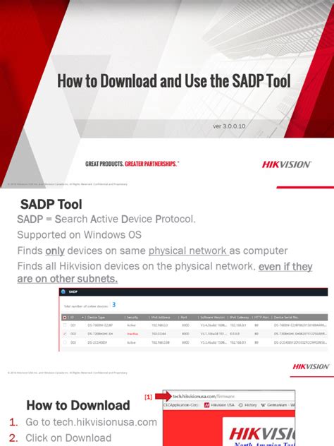 How To Download And Use The Sadp Tool Pdf Installation Computer Programs System Software