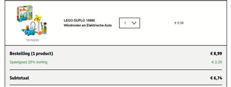 Alle LEGO 25 Extra Kassa Korting Bij Kruidvat