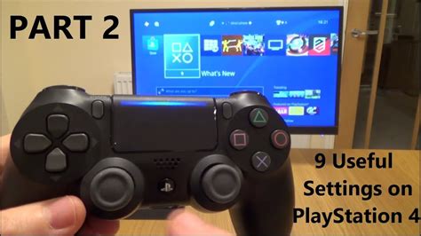 PART 2 9 Useful PS4 Settings YouTube