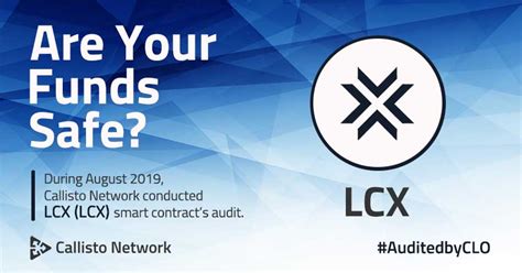 LCX Token LCX Security Audit Callisto Network