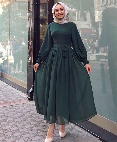 Şifon Elbisemiz Stoklarda 36 42 Beden Aralığında Muslimah Fashion