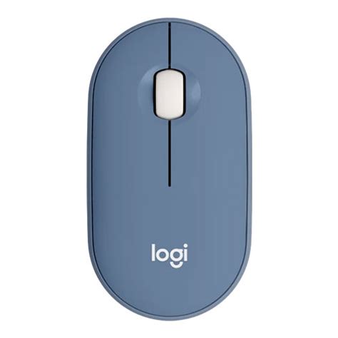 Logitech Pebble M350 Wireless And Bluetooth Mouse Blueberry Online Gaming Computer