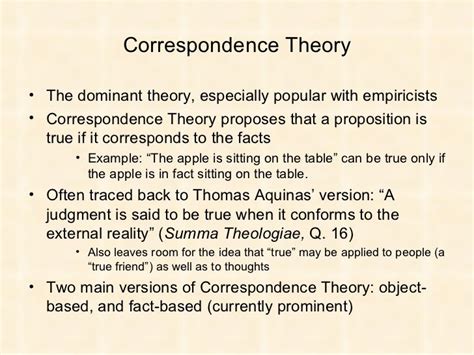 Coherence Theory Of Truth Examples Grosscore