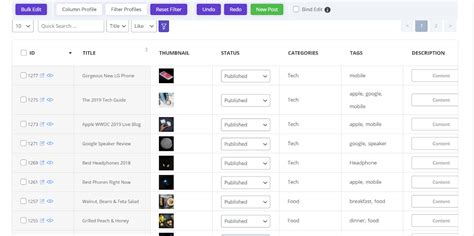 How To Filter Wordpress Posts Custom Posts On Wordpress Bulk Post Editing Plugin Wordpress