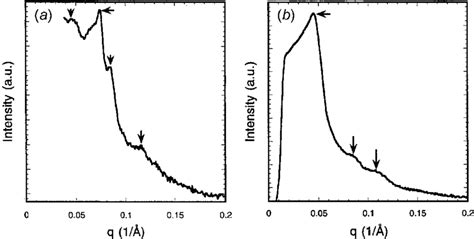 SAXS Diffraction Patterns From Representative Samples In The A Normal Download Scientific