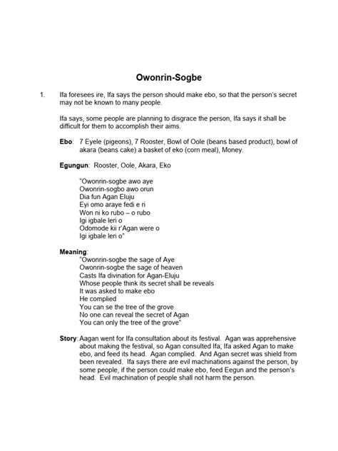 92 Owonrin Sogbe Pdf Ethnic Religion Santería