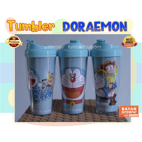 Jual Aksesoris Deoraemon Tumbler Custom Karakter Doraemon Shopee