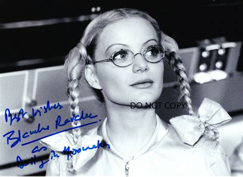 Blanche Ravalec James Bond Moonraker A4 Autograph Picture Ebay Uk