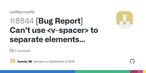 Bug Report Cant Use To Separate Elements Vertically · Issue 8844