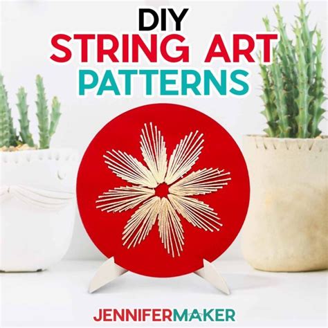 String Art Patterns For Beginners No Nails Needed Jennifer Maker