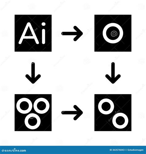 Generative Ai Workflow Icon Vector Illustration 362051914