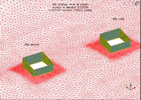 Calculation Mesh Used For The Three Dimensional Hydrodynamic Modelling