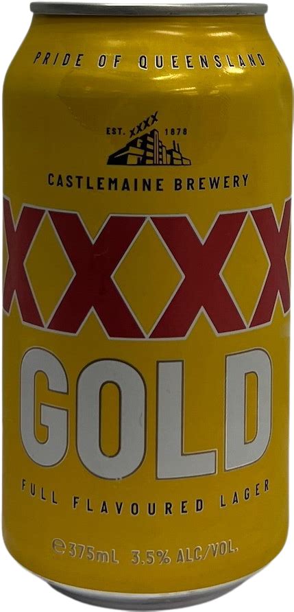 Xxxx Gold Cans 375ml Prestige Liquor Subiaco