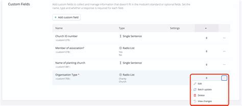 Adding Custom Fields For Organisations Churchsuite Support Articles