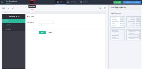 Create And Edit A Page ManageEngine AppCreator Help