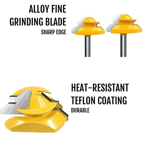 Sanrico Lock Miter Router Bit 2 Pcs Boxacy