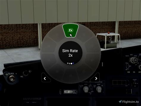 Flow Sim Rate Scroll Widget For Microsoft Flight Simulator Msfs