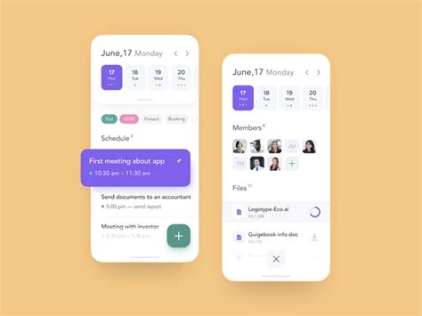 50 Best Schedule App Ui Design Examples Bashooka 모바일 앱 앱 앱 디자인