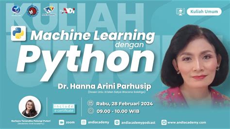 Machine Learning Dengan Python Technology Python Programming Artificialintelligence Youtube