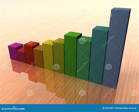Statistics In Color Stock Illustration Illustration Of Reflection 451638