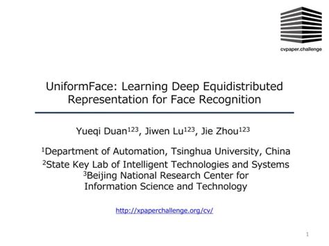 【cvpr 2019】uniformface Learning Deep Equidistributed Representation For Face Recognition Pdf