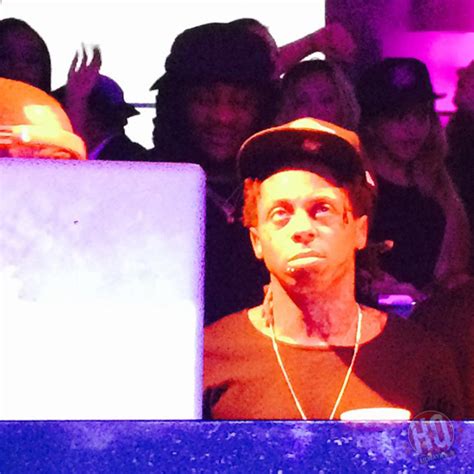 Lil Wayne Attends Story Nightclub In Miami For Chris Browns Birthday
