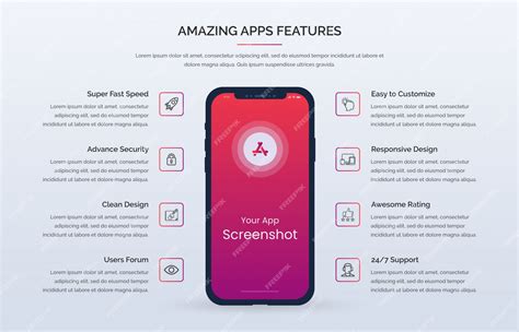 Premium Vector Mobile App Web Feature Premium Template Ui Kit
