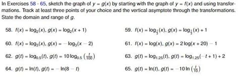 Solved In Exercises Sketch The Graph Of Y G X By Chegg