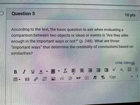 Question 5 10 Pts According To The Text The Basic
