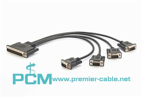 Db37 To 4 Db9 Uart Cable Adapter China Cbl M37m9x4 30 Cable And Db37