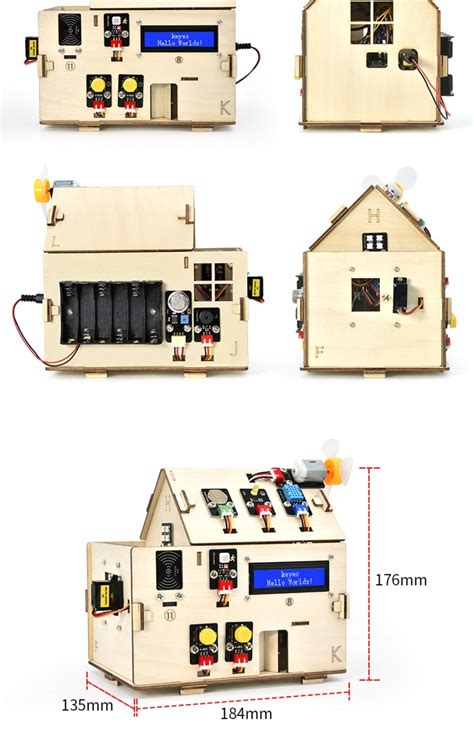 教育套件 Keyes Esp32 Diy智慧小木屋 物聯網 Python 防呆款 Arduino 教學套件 蝦皮購物