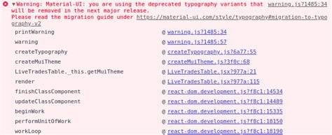 Warning Failed Prop Type Material Ui You Are Using A Deprecated Typography Variant