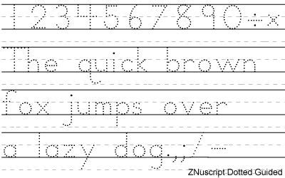 Zaner Bloser Manuscript Fonts For Handwriting Practice Zaner Bloser