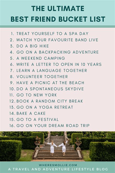 35 Bucket List Adventures To Go On With Your Best Friend Best Friend