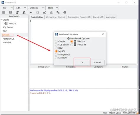 MySQL压测神器HammerDB的部署及使用HammerDB 是一个开源的数据库负载测试和基准测试工具同时支持 Wi 掘金