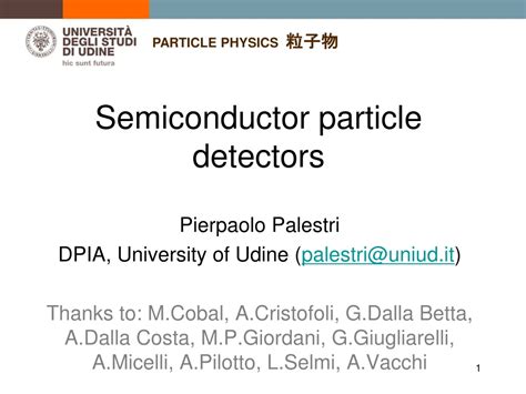 Ppt Semiconductor Particle Detectors Powerpoint Presentation Free Download Id9614842