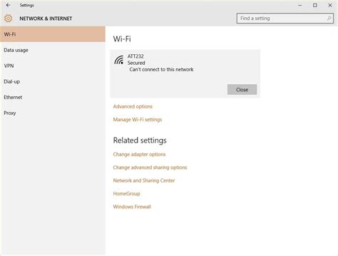 Windows 10 Cant Connect To This Network On Home Wifi Network R