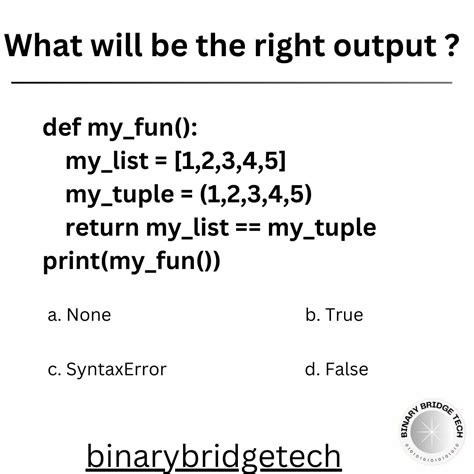 binarybridgetech 👏 this question is in python what s right answer