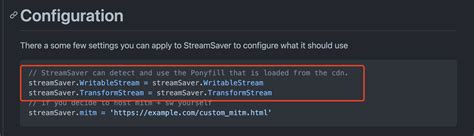 lazy loaded `transformstream` polyfill is not supported · issue 247