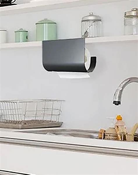 옥스 레이 키친 페이퍼 행거 랙 레귤러 화이트