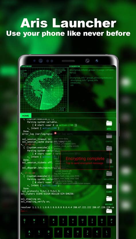 Android 용 Aris Linux Launcher shell and command lines 다운로드
