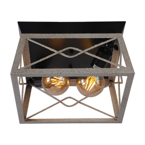 Factory Direct Modern Led Metal Ceiling Lamp For Living Room Compatible With E26 27 Halogen Bulbs