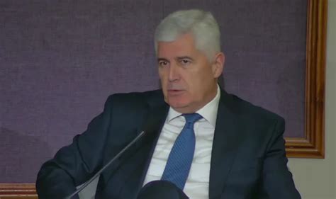 Čović Visoki Predstavnik Nema šta Raditi U Bih Južna Interkonekcija