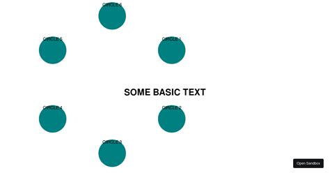 Circles Codesandbox