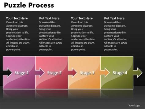 Ppt Puzzle Process Social Network PowerPoint Backgrounds Startegy Templates