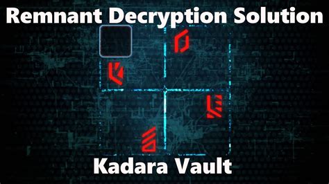 Mass Effect Andromeda Kadara Remnant Vault Decryption Puzzle Solution