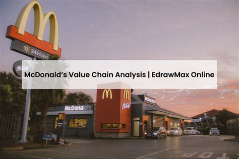 McDonalds Value Chain Analysis EdrawMax Online